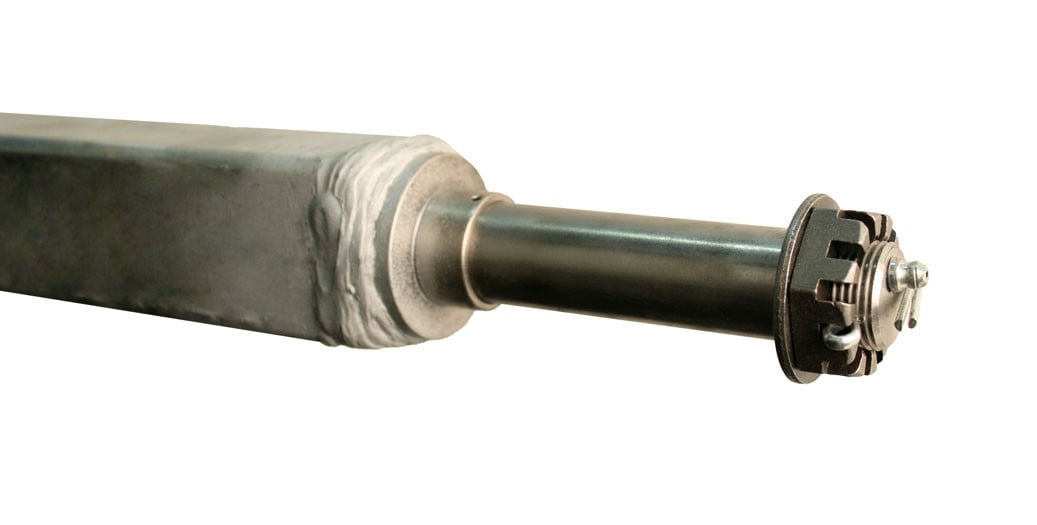 Galvanized 2" Square Trailer Axle - 2,000 lbs. Capacity with 1 1/16 ...