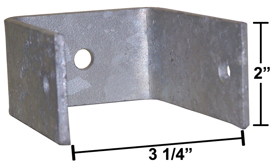 Crossmember Clip for 3" x 2" Frame with 3 Holes - Crossmembers ...