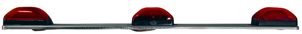 LED 3 Bar Marker Light - Red - Stainless Steel (Submersible) Optronics ...
