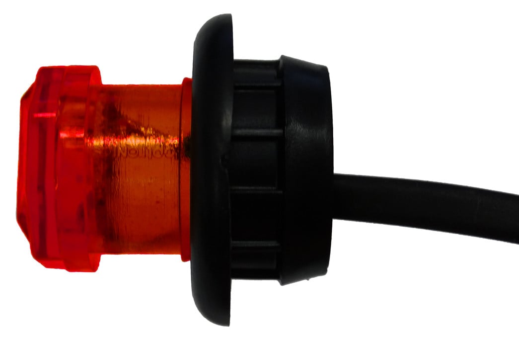 3/4" Red - LED Marker Light with Grommet and Plug - Marker Lights ...