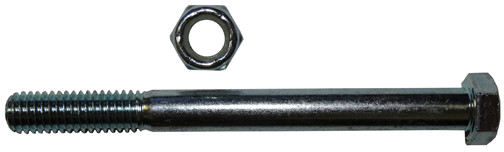 5/8" x 9" Bolt and Nut - Zinc Plated - Keel Roller Hardware - Keel ...