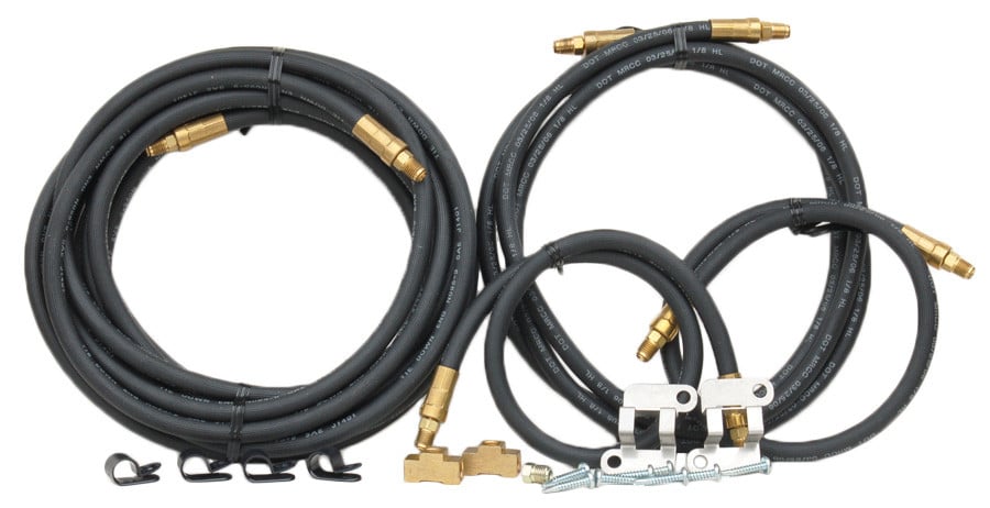 "Add On" Brake Line Kit with Rubber Lines - For Disc or Drum Brakes to ...