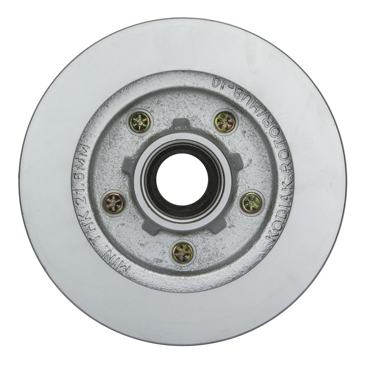 Kodiak 10" Integral Hub/Rotor - 5 on 4 1/2" - Dacromet Coated - Rotors ...