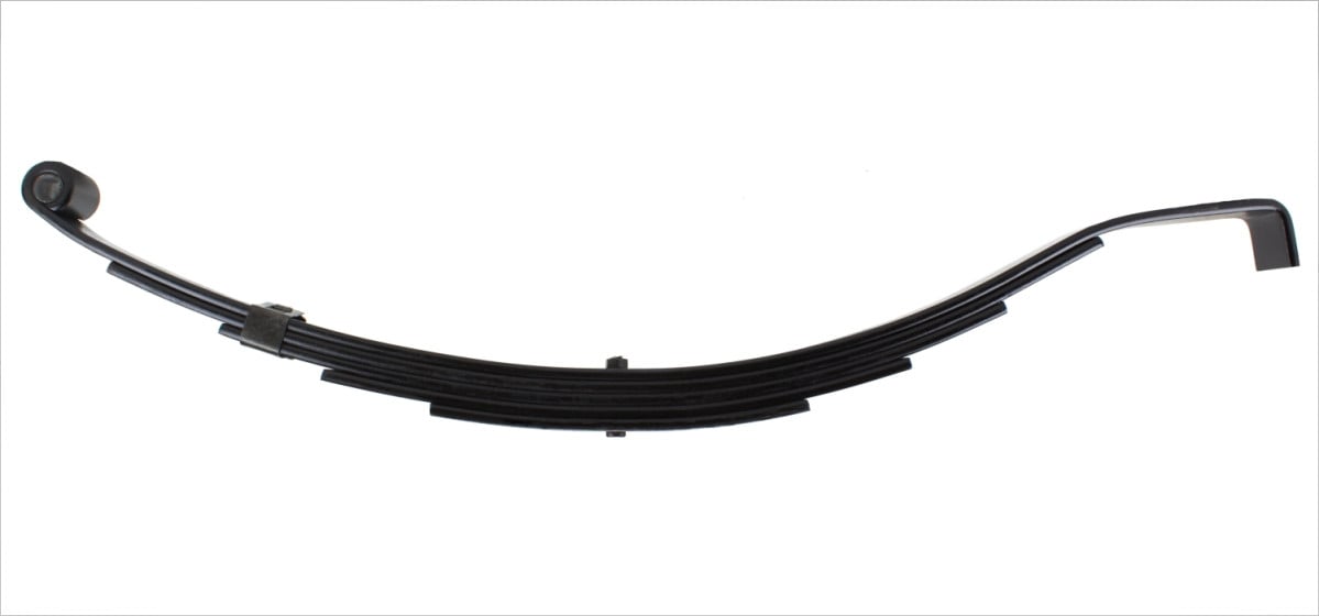 30 5/8" Hook Down Slipper Leaf Spring - 5 Leaves 1 3/4" Wide - 1,500 ...