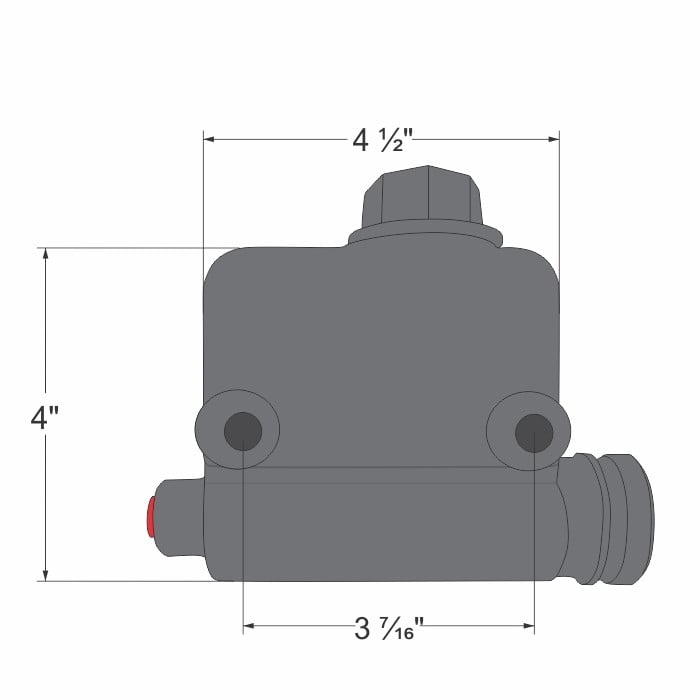 Titan-Dico Models 10-20 Actuator Master Cylinder - Drum Brakes 2374400 ...