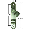 36" Cam Latch Side Door Bar Lock Assembly - Trailer Door Hardware ...
