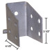 Crossmember Clip for 4" Side Rail with 4 Holes - Crossmembers ...