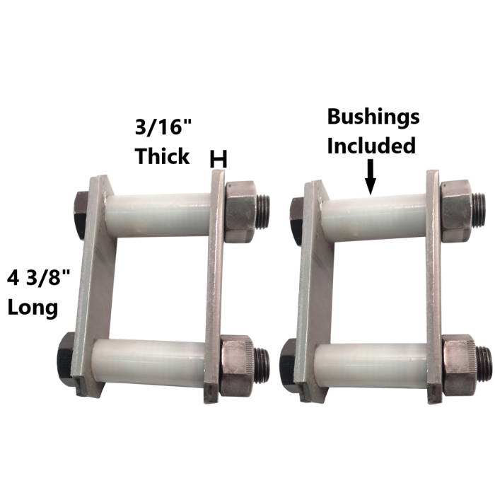 Trailer Shackle Repair Kit for 1 3/4” Springs